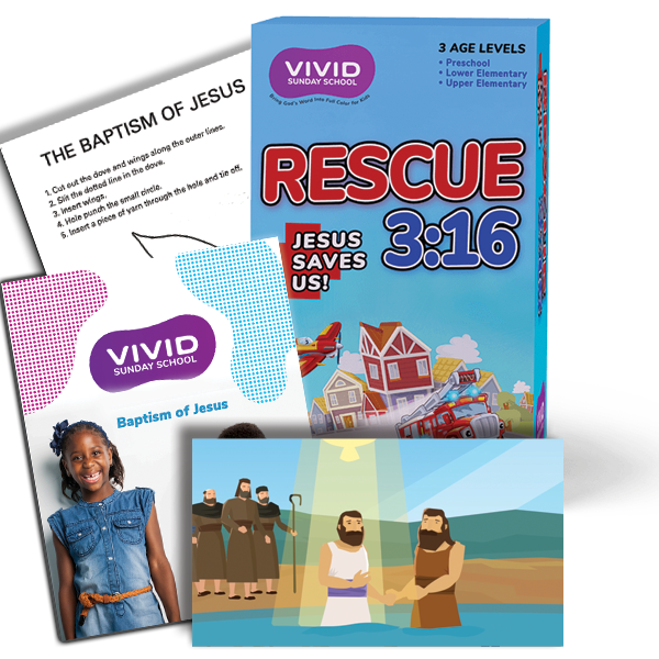 Baptism of Jesus lesson plan | Children's Sunday School Curriculum fro...